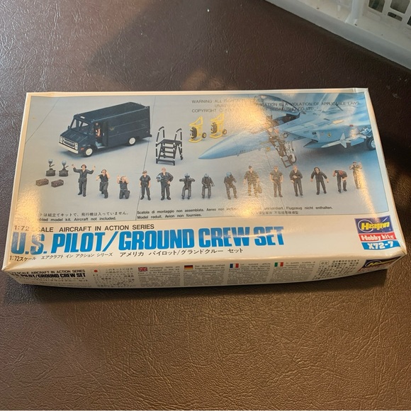 hasegawa | Toys | Hasegawa 3507 Us Pilot Ground Crew Set 72 Scale ...
